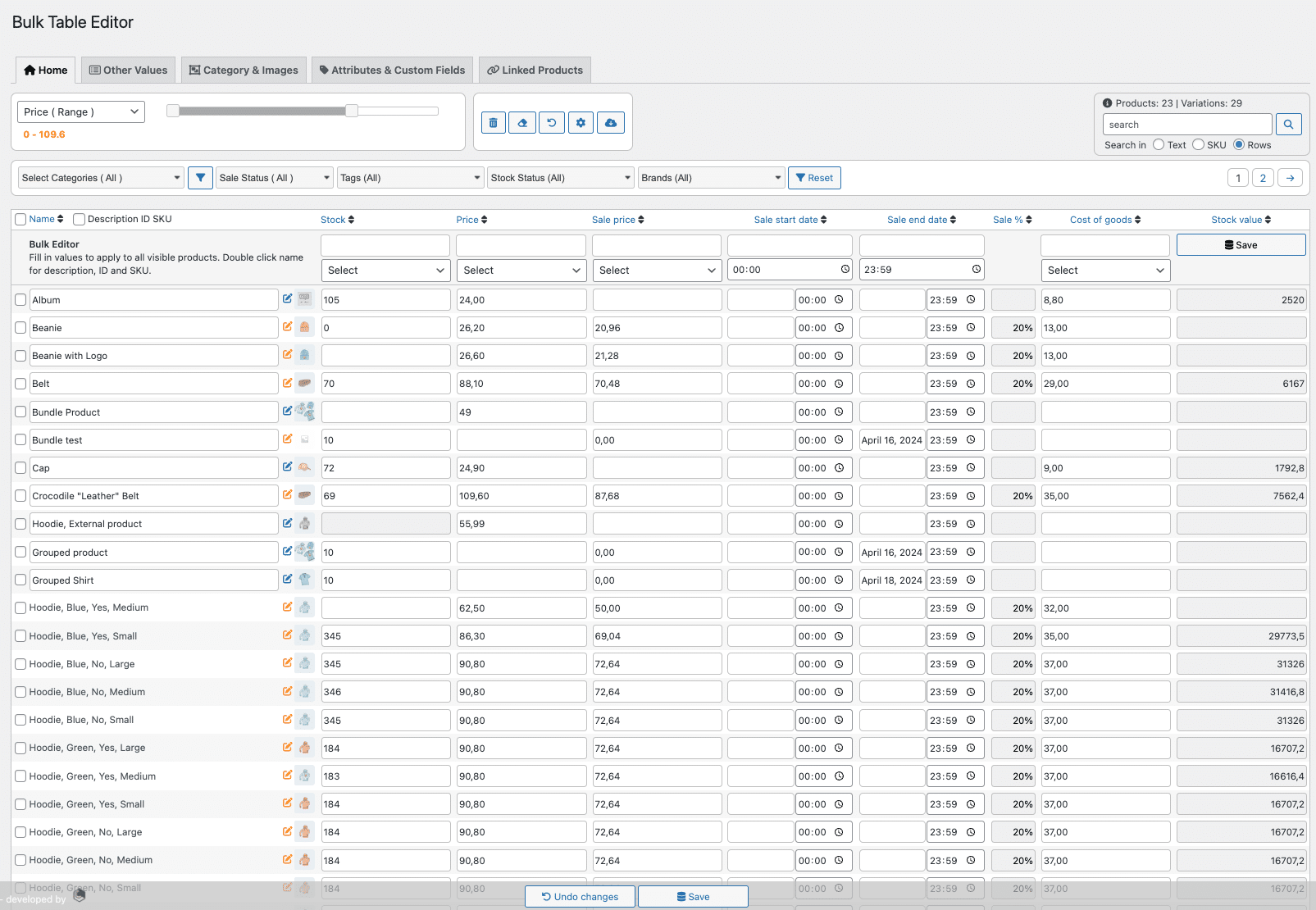 #1 Bulk Table Editor for WooCommerce | Consortia AS #1 Bulk Table Editor for WooCommerce | Consortia AS