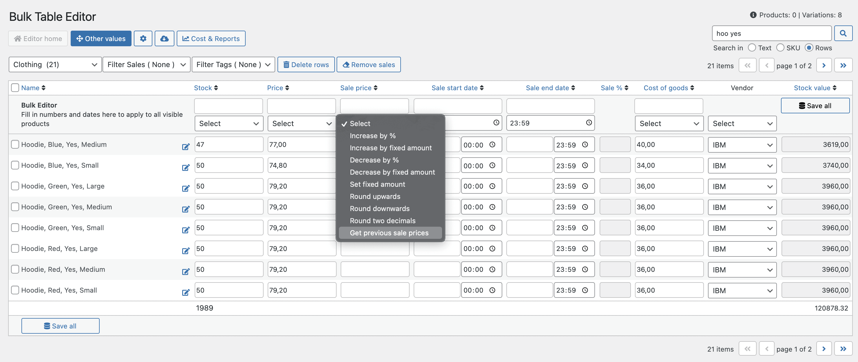 Bulk Table Editor for WooCommerce | Consortia AS Bulk Table Editor for WooCommerce | Consortia AS